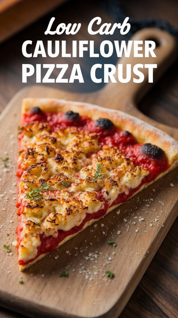 Low Carb Cauliflower Pizza Crust Recipe: A Game-Changer for Pizza ...