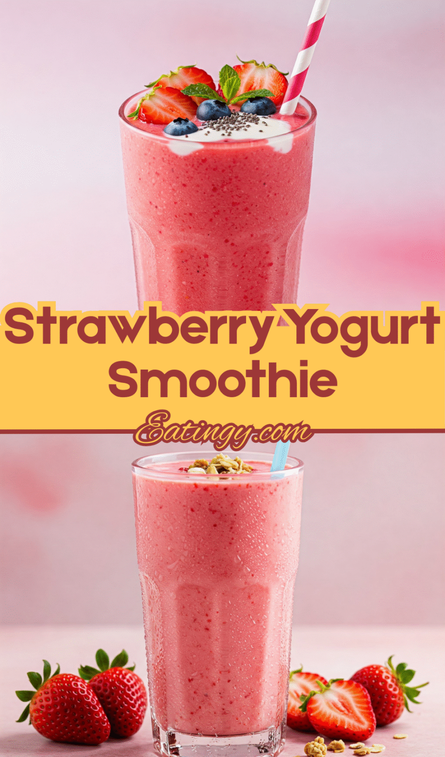 The Perfect Strawberry Yogurt Smoothie: A Refreshing Delight – Eatingy